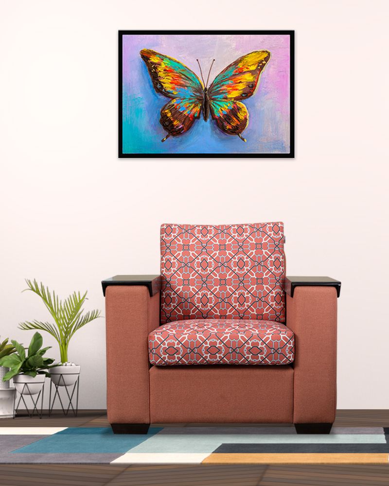 Buy Wooden Single Sofa set Online - HATIM Furniture