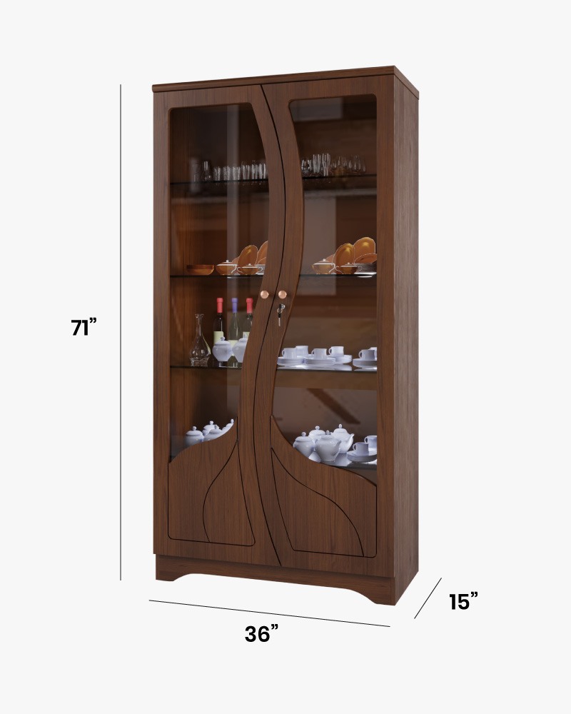 Wooden Showcase- HATIM Furniture